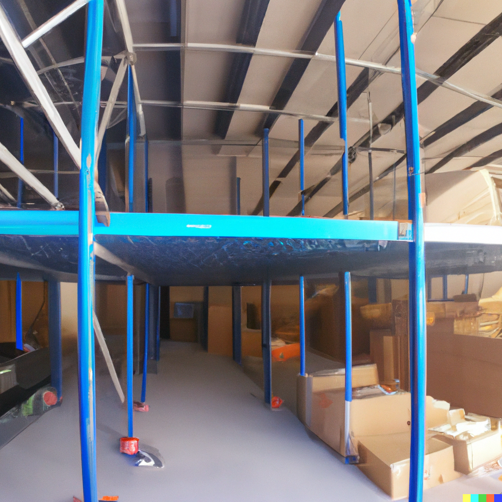 Metal Mezzanine Floor - BPI Racks | UAE, GCC & Saudi